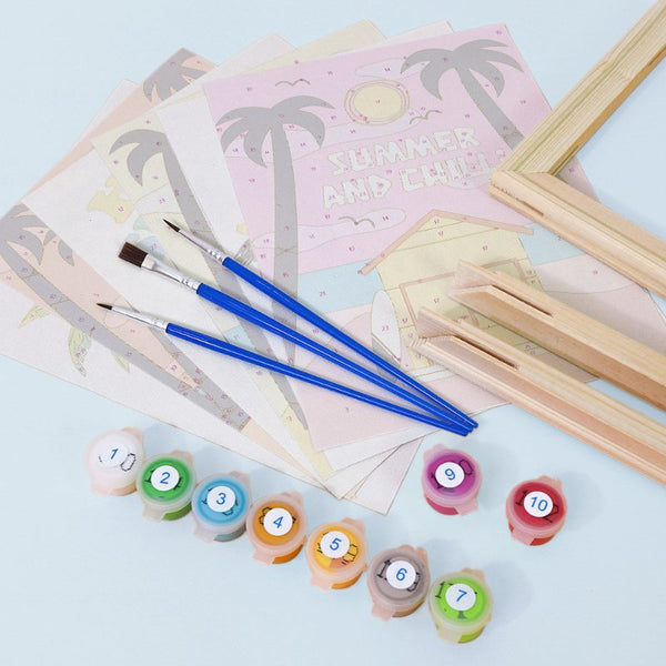 6 Mini Paintings | Sangria Set – Schilder Op Nummers