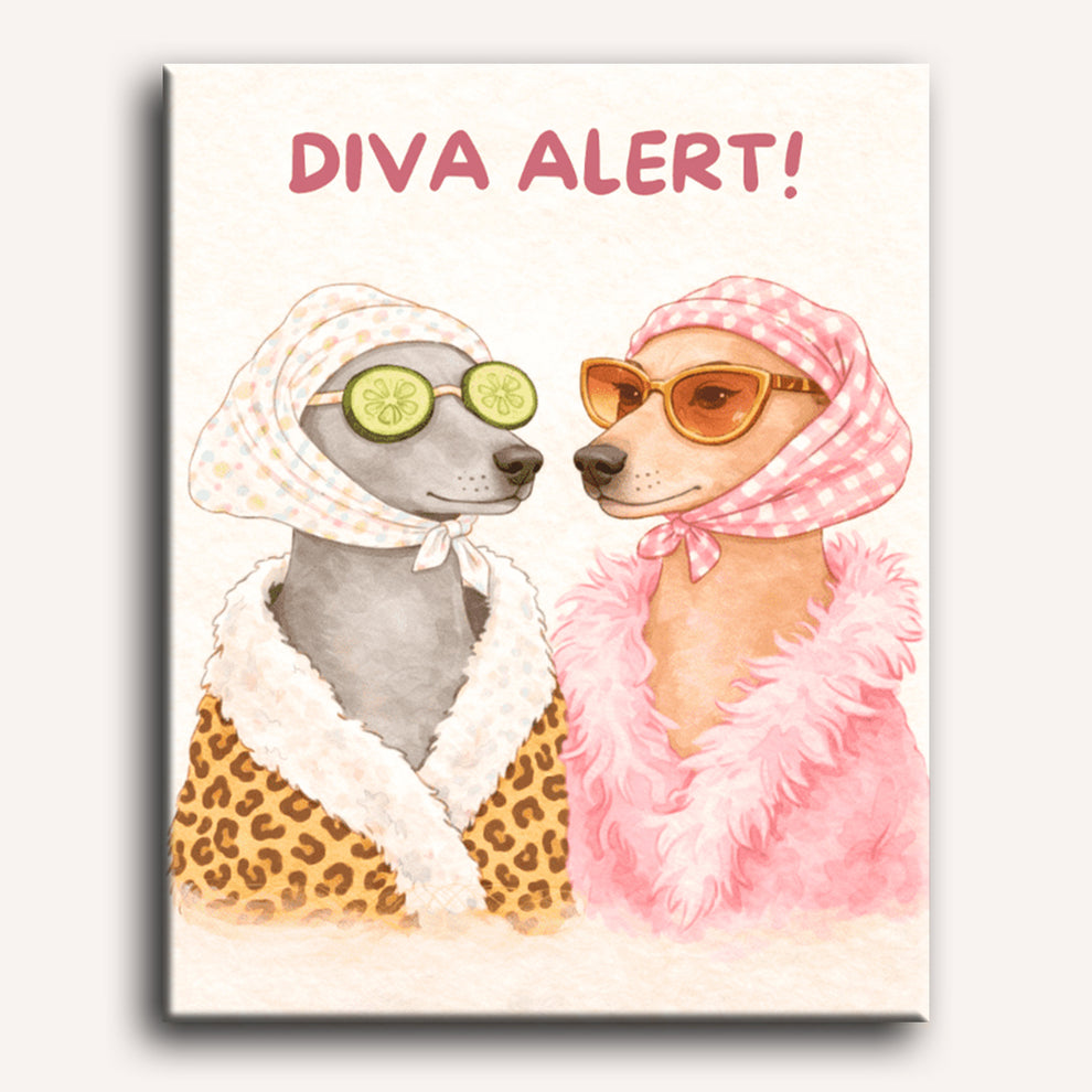 Diva-alarm | Schilderen op Nummer – Schilder Op Nummers